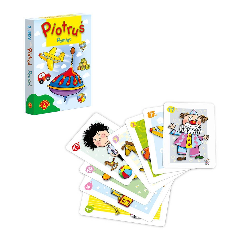 Karty Piotruś - Pamięć - Gra planszowa dla dzieci i dorosłych